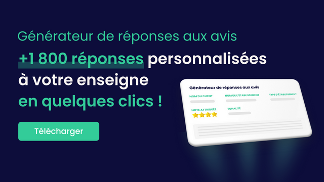 Générateur de réponses aux avis : +1800 exemples de réponses